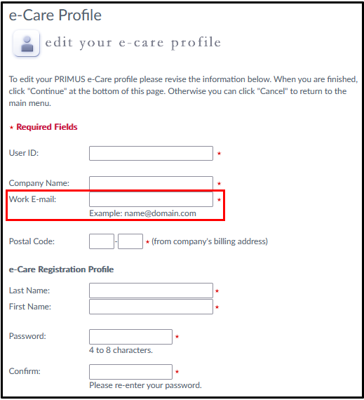 How To Update Your Email Address